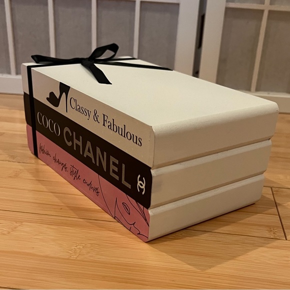 Accents | Chanel Fashion Book Stack Style Display Block | Poshmark